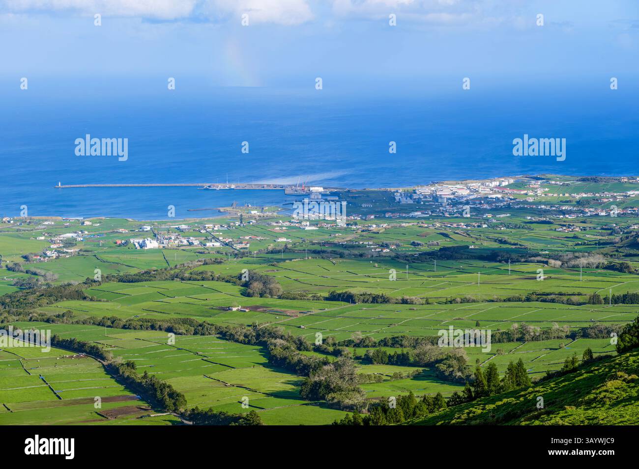 Aerial view azure waters meeting hi-res stock photography and images ...