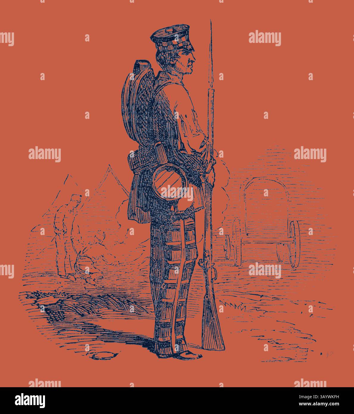 Soldier stands attention dressed hi-res stock photography and images ...