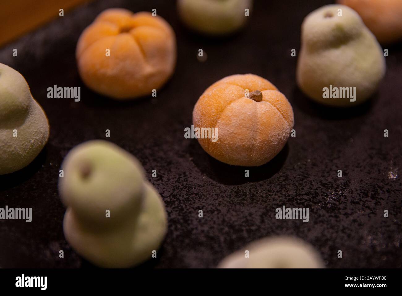 Japanese Assorted Mochi on a breakfast buffet Stock Photo - Alamy