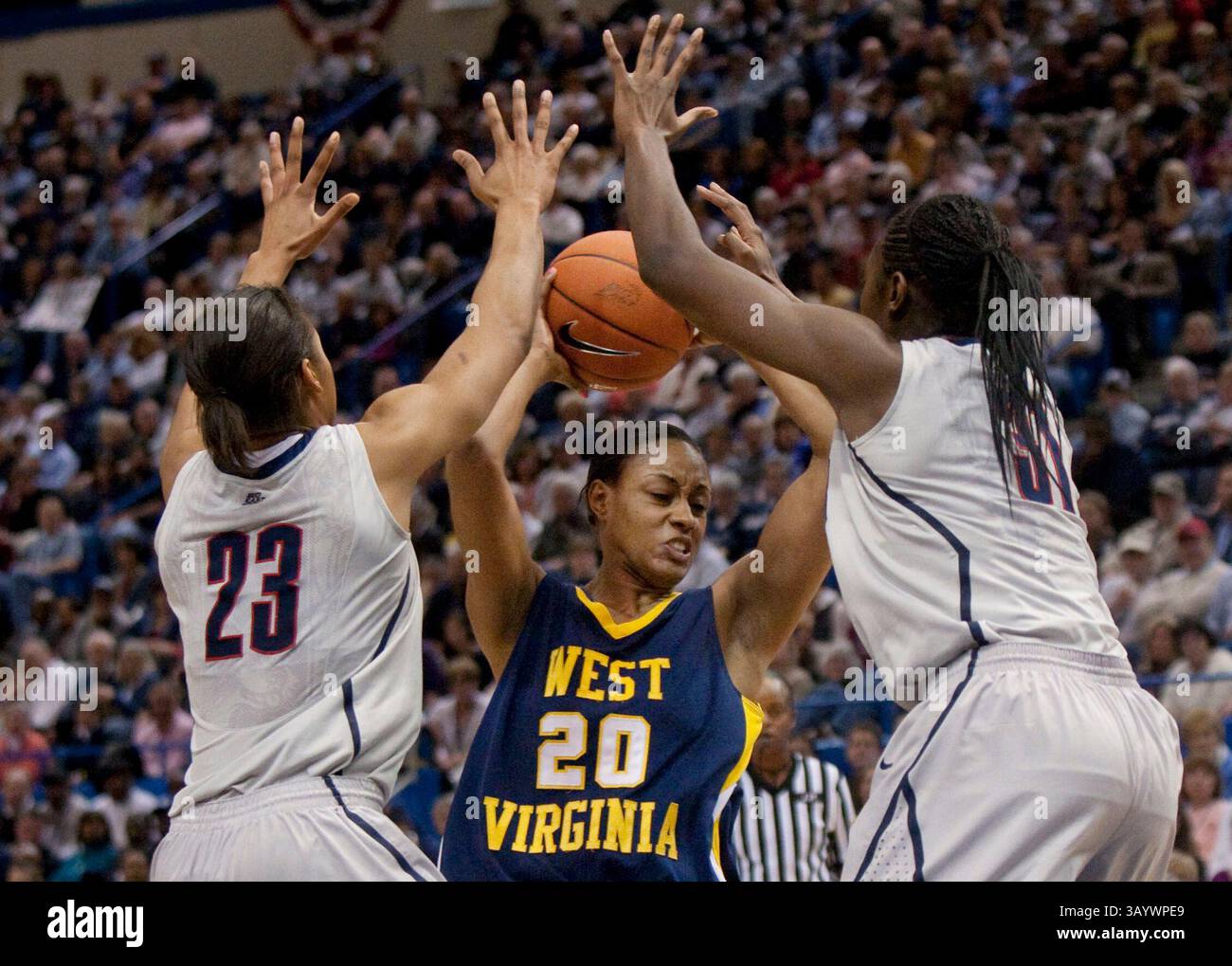 West virginia center asya bussie hi-res stock photography and images ...