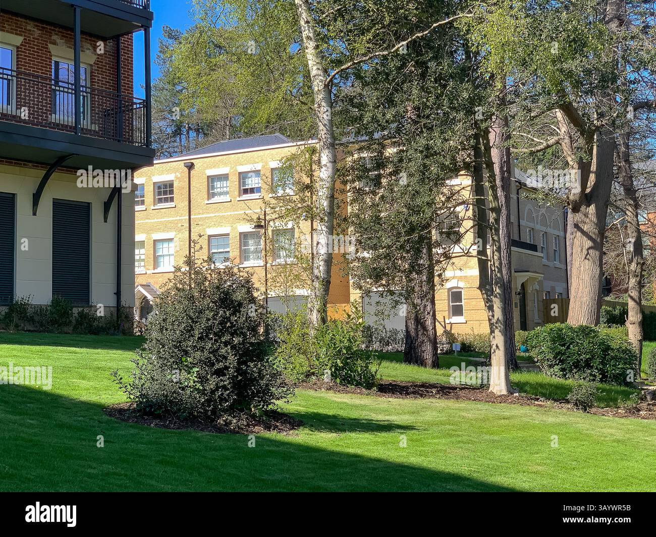 Sunningdale, UK. 10th April, 2025. Retirement apartments and houses ...