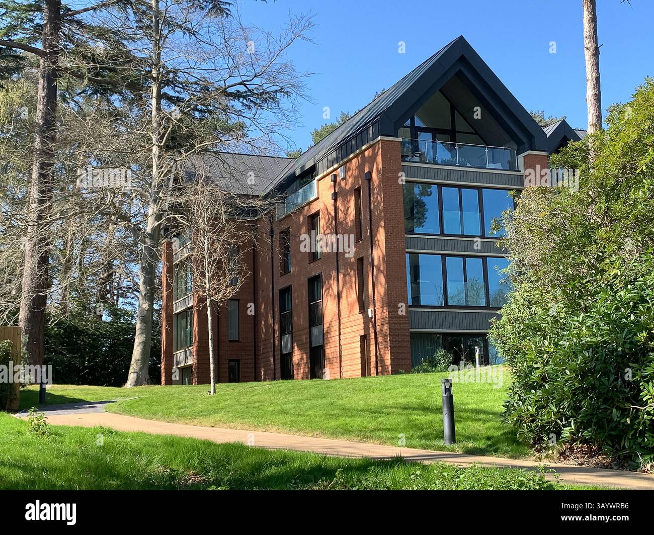 Sunningdale, UK. 10th April, 2025. Retirement apartments and houses ...
