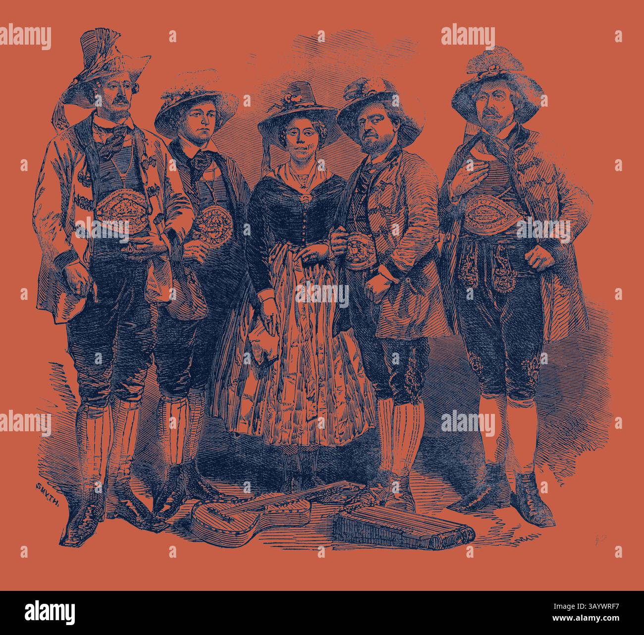 Person displays distinct accessories hi-res stock photography and ...