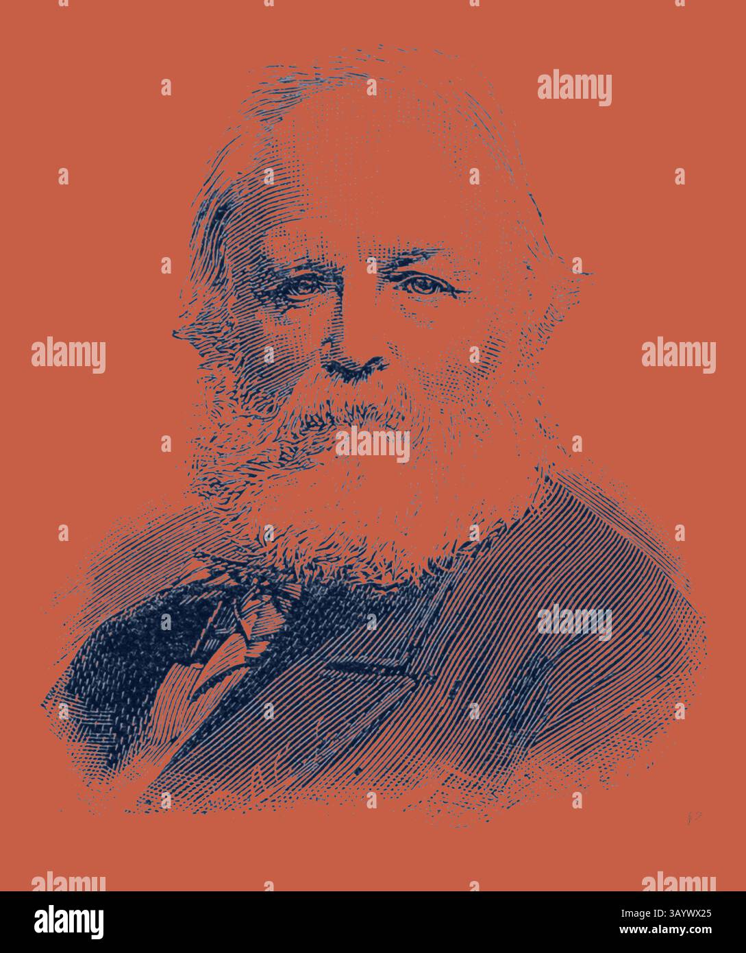 A distinguished gentleman with a prominent beard and thoughtful ...