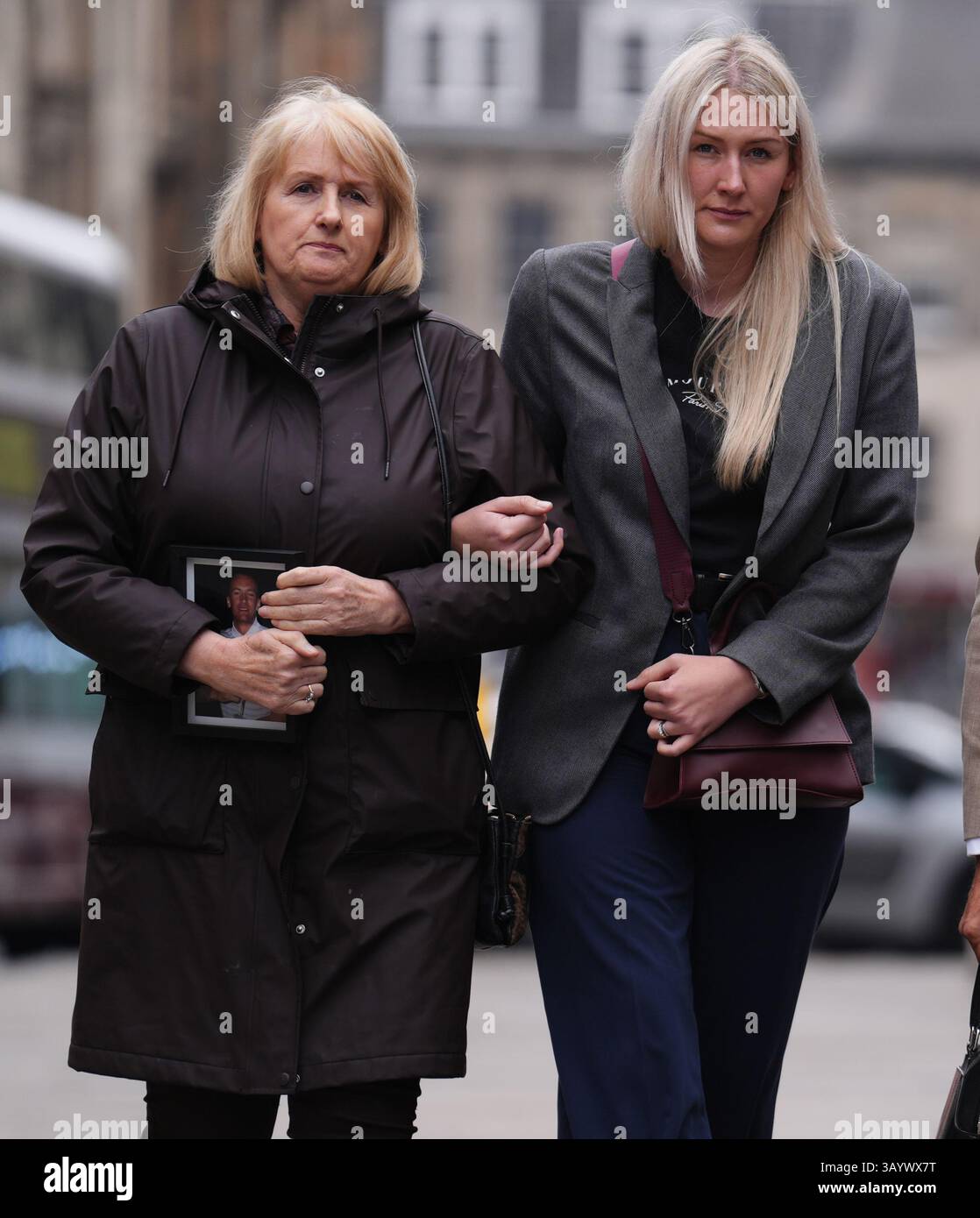 Jen Inglis alongside Frances Marr mother and sister of Calum Inglis as ...