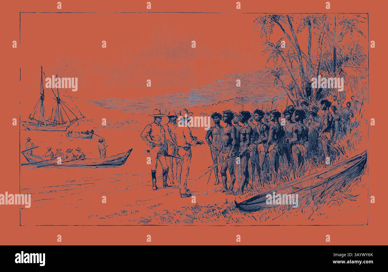 Observing two colonial figures hi-res stock photography and images - Alamy