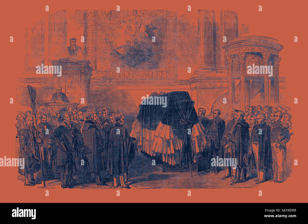 Mourners in formal attire hi-res stock photography and images - Alamy