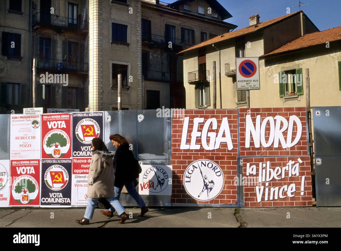 Political Parties. Northern League. Northern League Posters In The ...