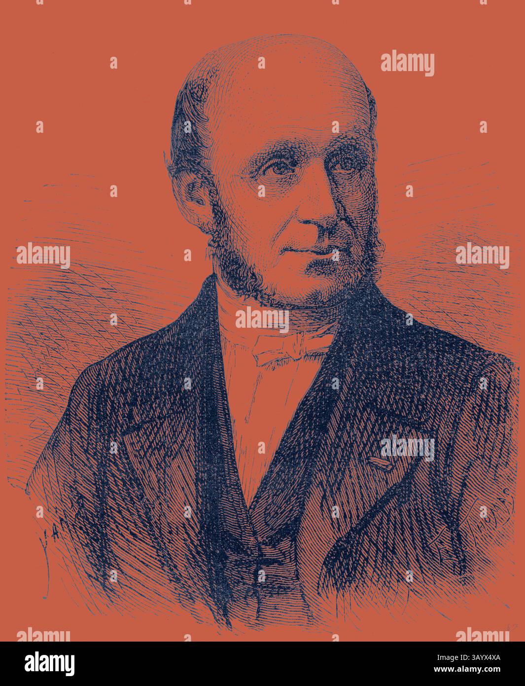 A distinguished gentleman with a thoughtful expression, dressed in ...