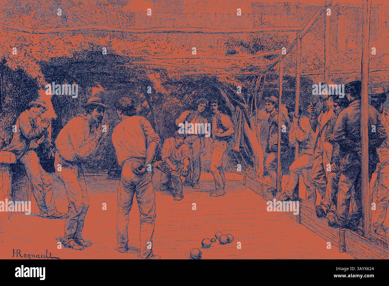 Game reminiscent of petanque hi-res stock photography and images - Alamy