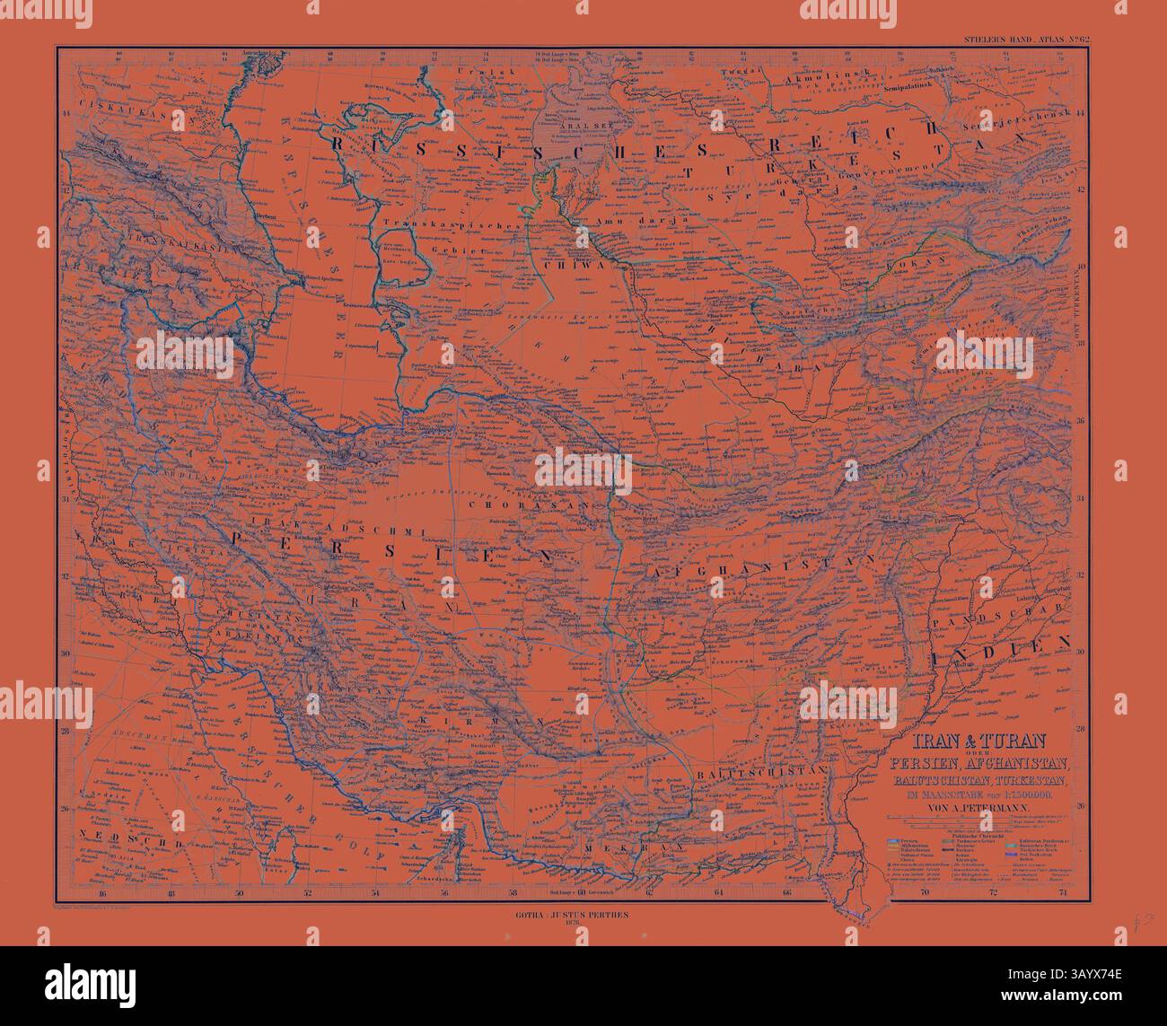 Persia map hi-res stock photography and images - Alamy