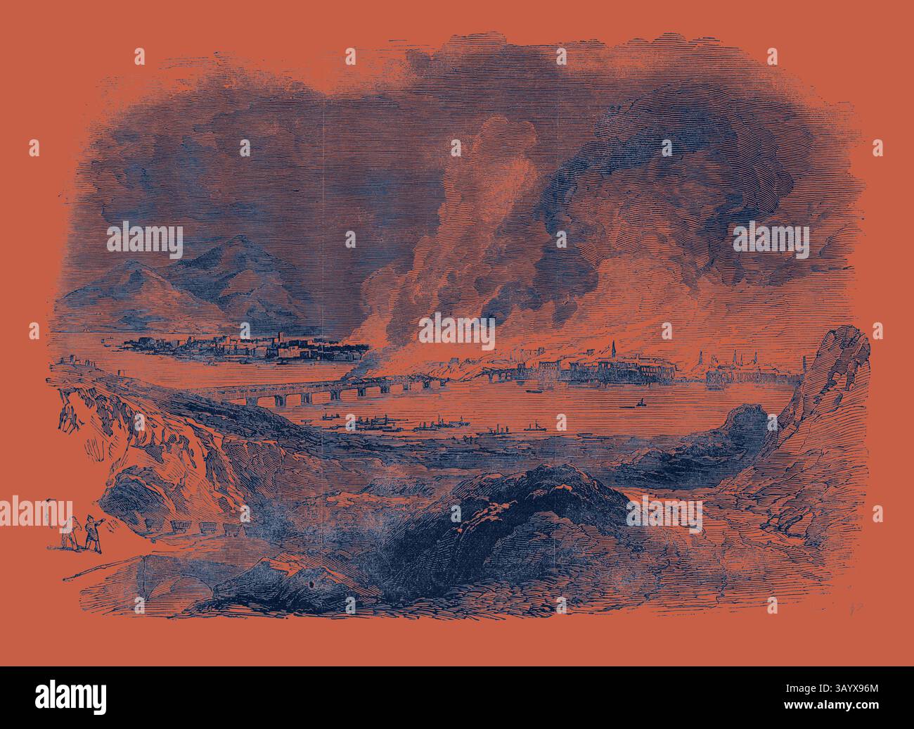 Bustling urban area now under siege hi-res stock photography and images ...