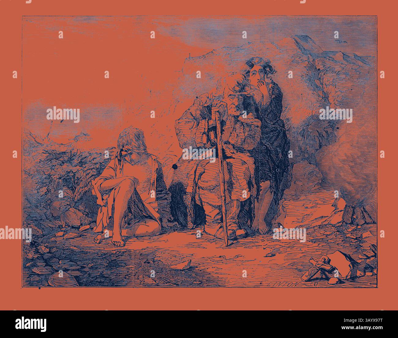 Group of weary figures hi-res stock photography and images - Alamy