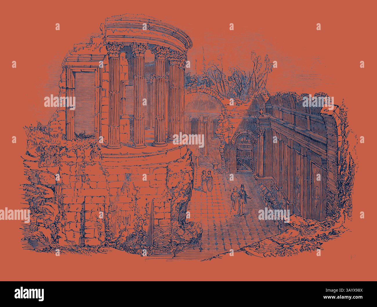 Remnants of walls hinting hi-res stock photography and images - Alamy