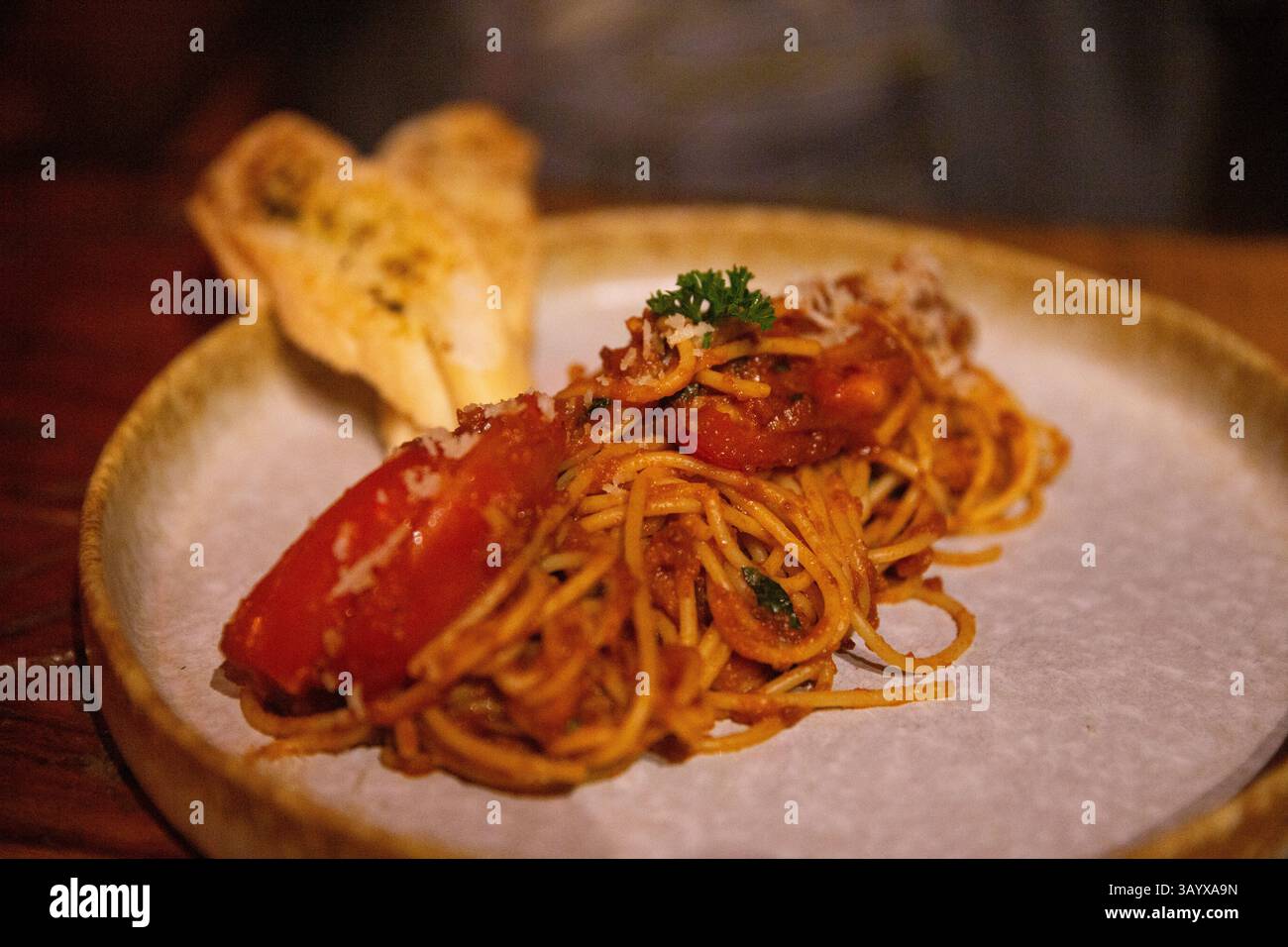 Classic Italian Spaghetti Napoleon Pasta Stock Photo - Alamy