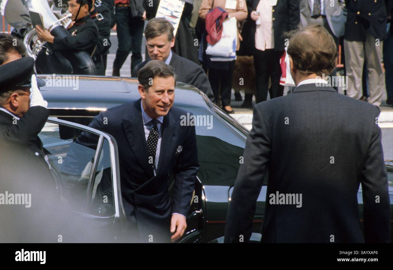 Prince Charles, Prince of Wales, future King Charles III, attending the ...