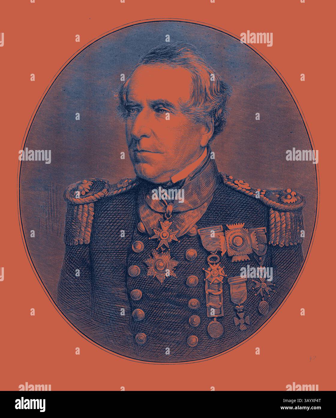 Stern military officer adorned hi-res stock photography and images - Alamy