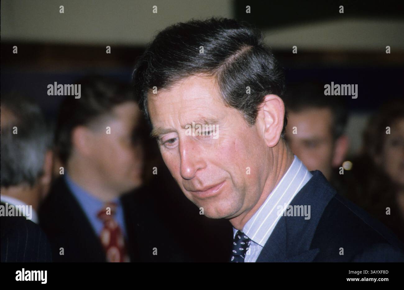 Prince Charles, Prince of Wales, future King Charles III, attending the ...