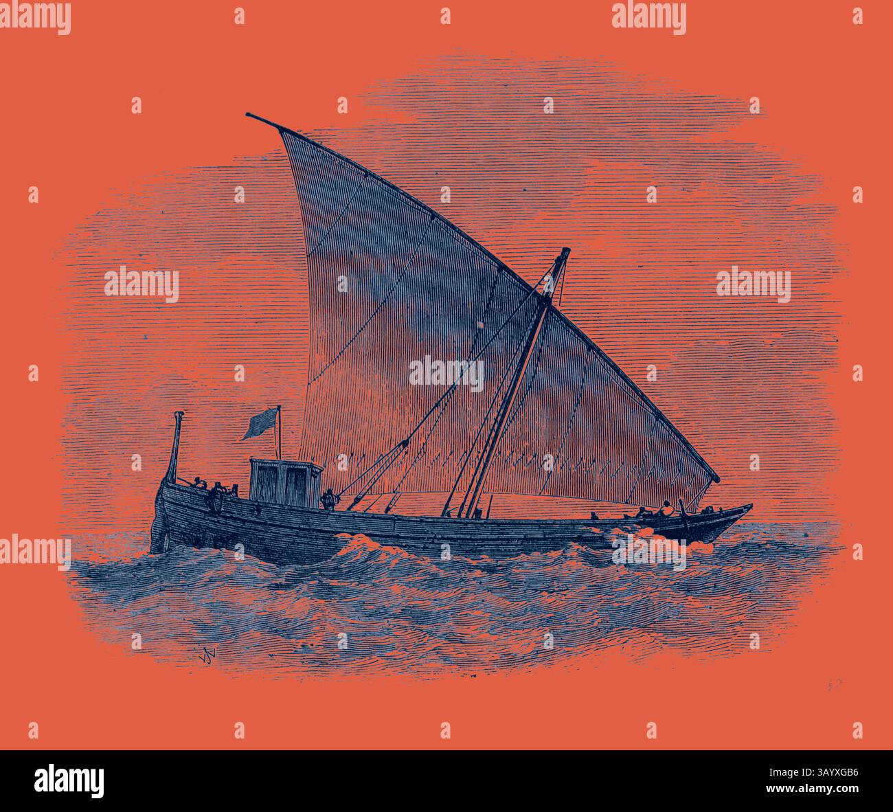 Small triangular sail hi-res stock photography and images - Alamy