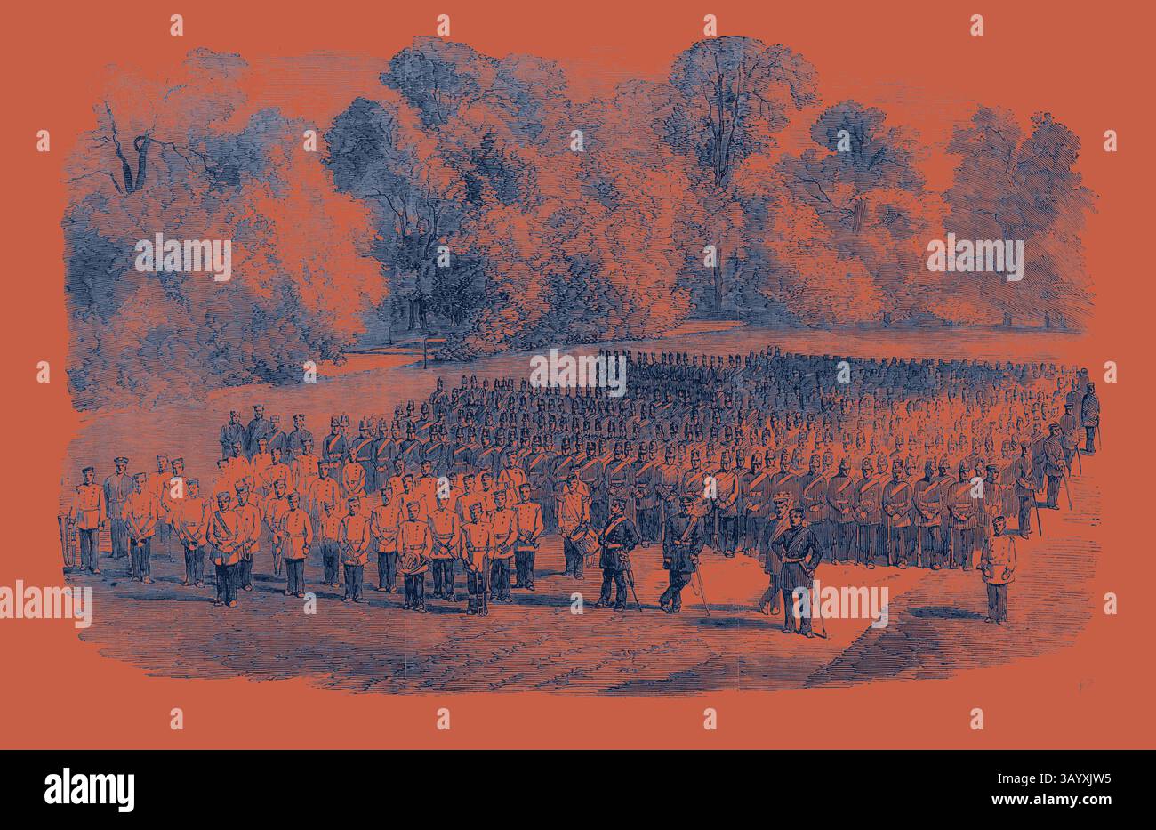 Large assembly soldiers stands hi-res stock photography and images - Alamy