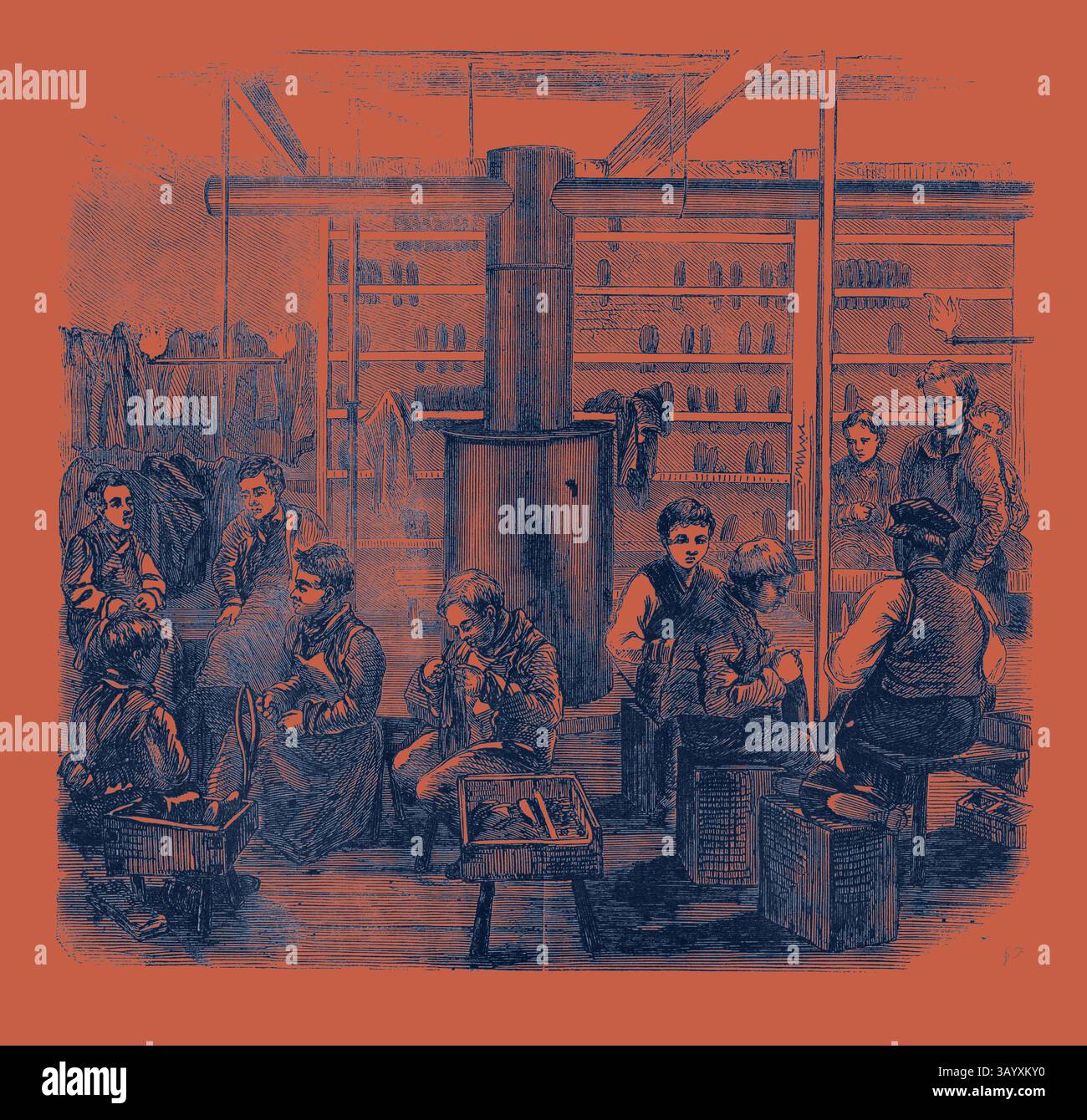 Victorian era workshop scene hi-res stock photography and images - Alamy