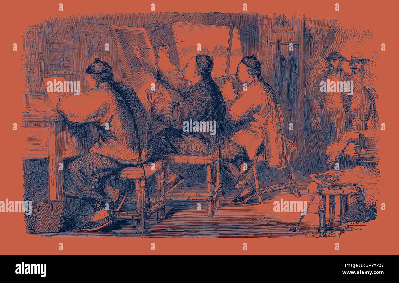 Group of artists sits hi-res stock photography and images - Alamy
