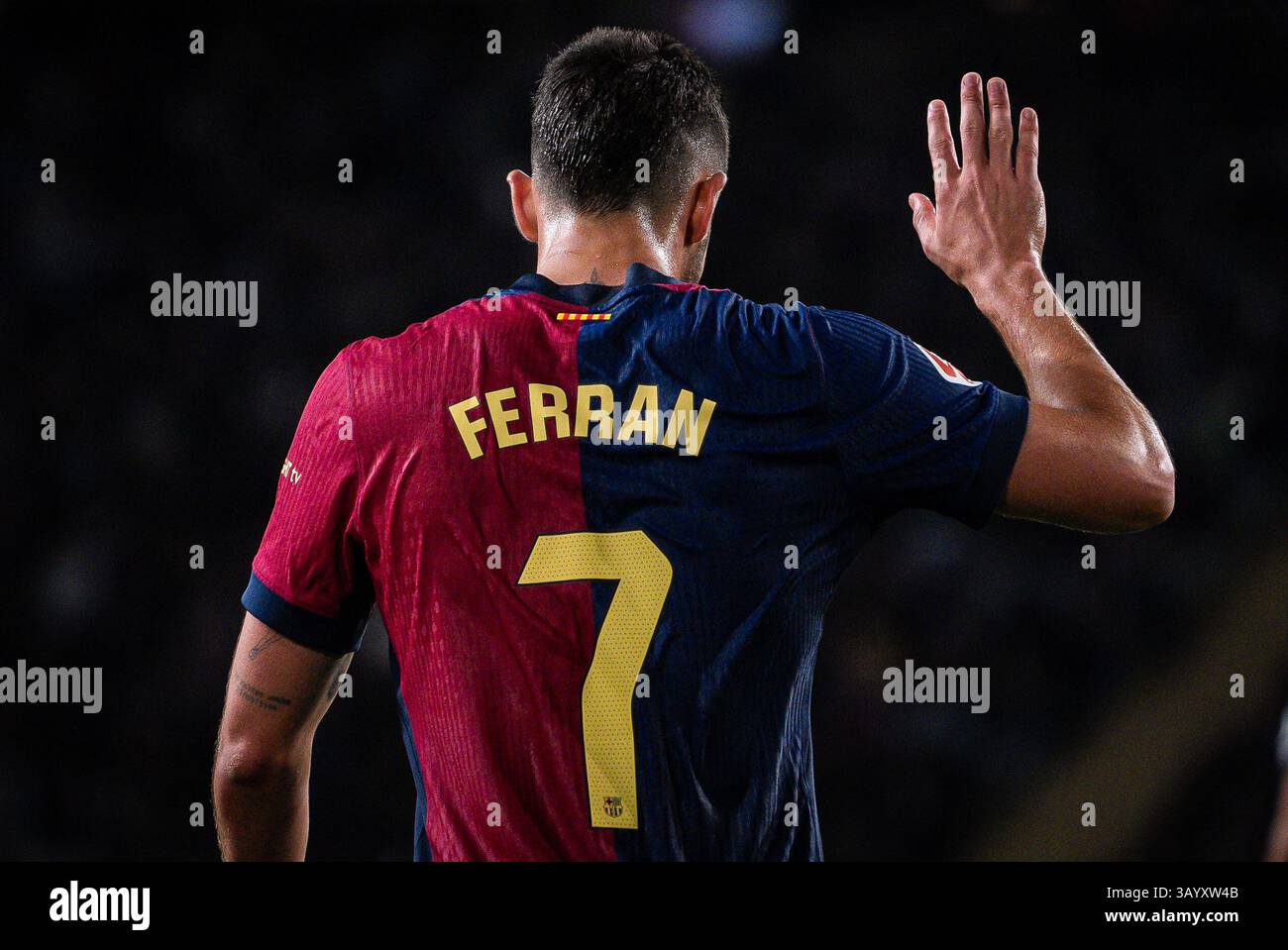 Barcelona, Espagne. 22nd Apr, 2025. Ferran TORRES of Barcelona during ...