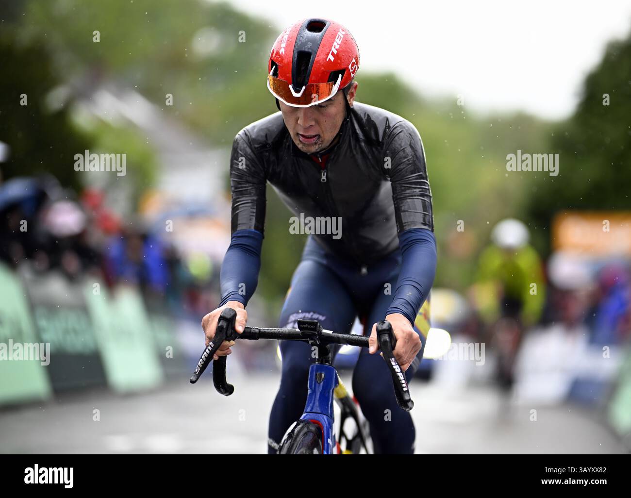 Italian Andrea Bagioli of Lidl-Trek pictured in action during the men's ...