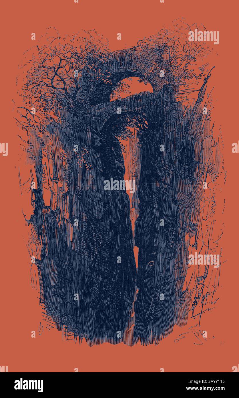 Deep chasm flanked hi-res stock photography and images - Alamy