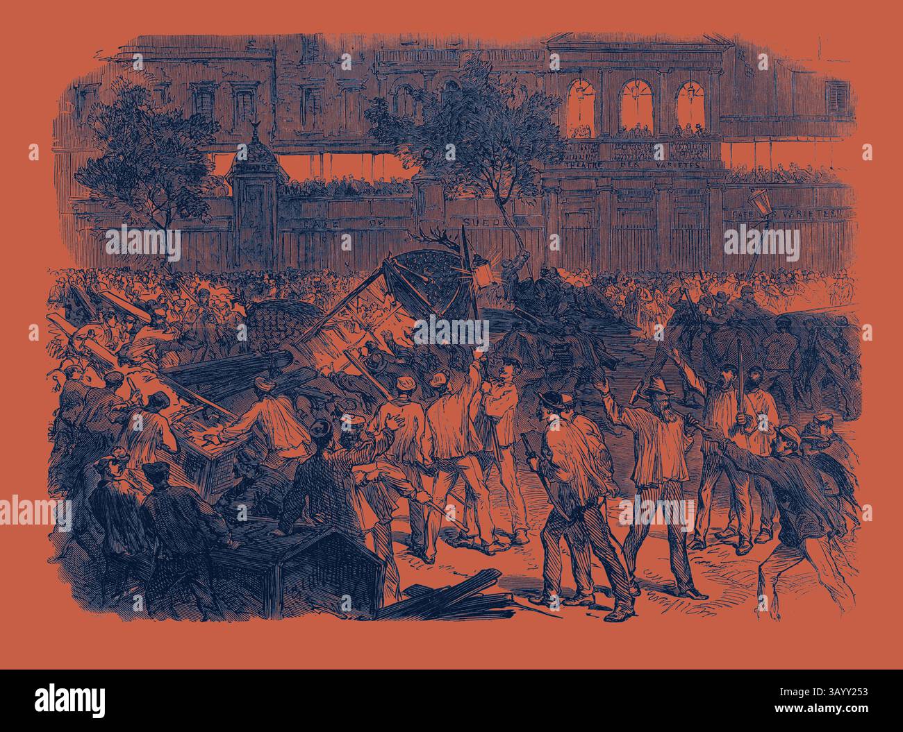 Chaotic urban setting hi-res stock photography and images - Alamy