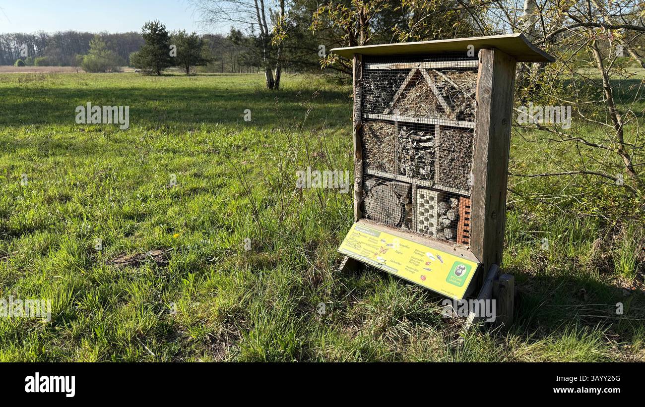 Insektenhotel bzw. Bienenhotel für Wildbienen, Wildwespen ...