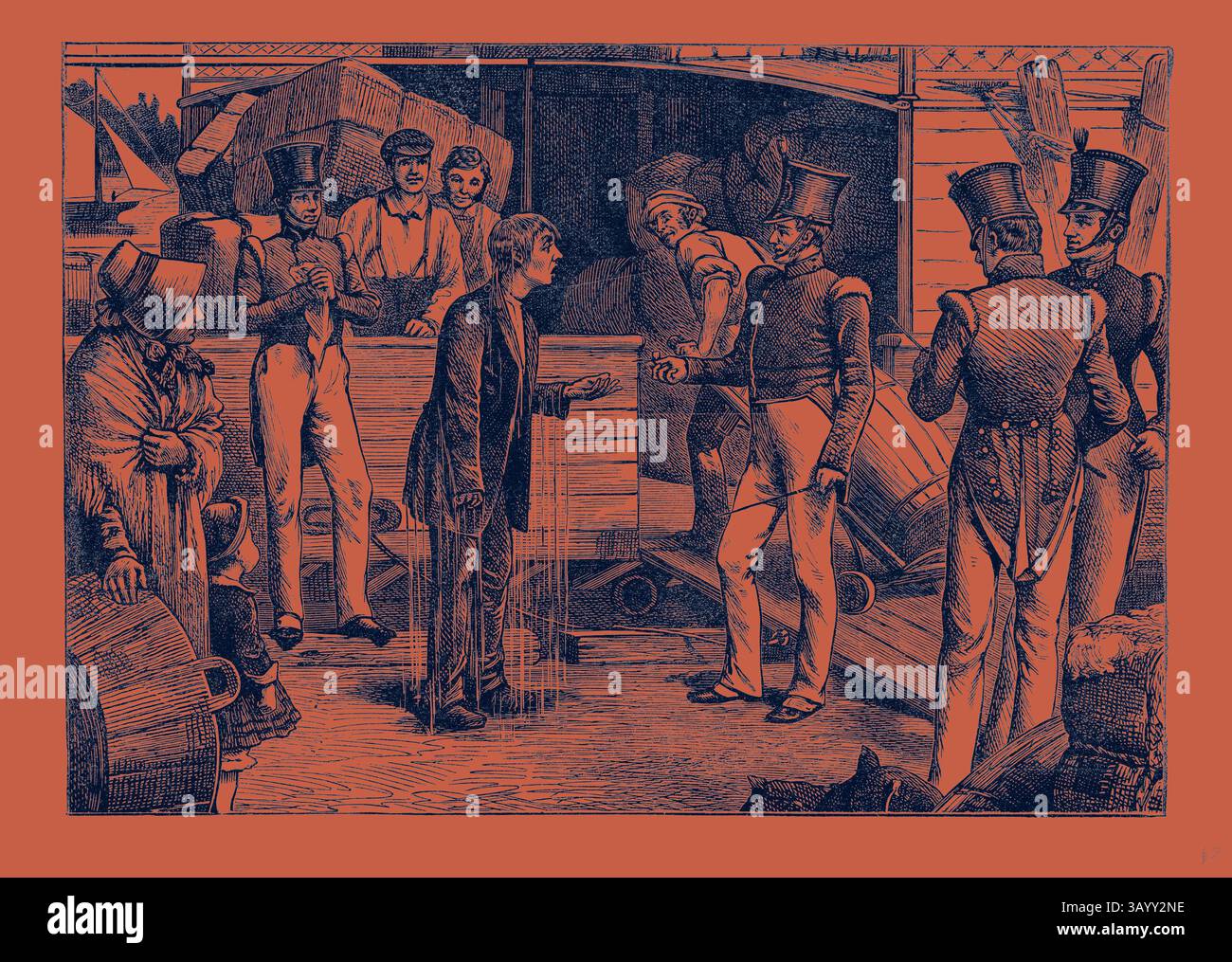 Group of men in military uniforms confronts hi-res stock photography ...