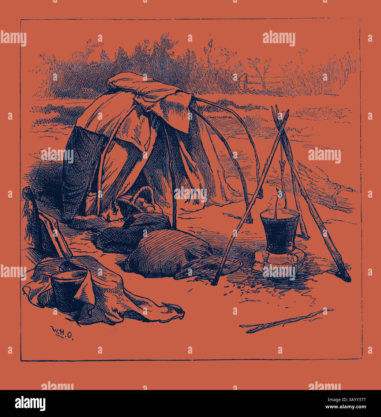 Simple shelter crafted hi-res stock photography and images - Alamy