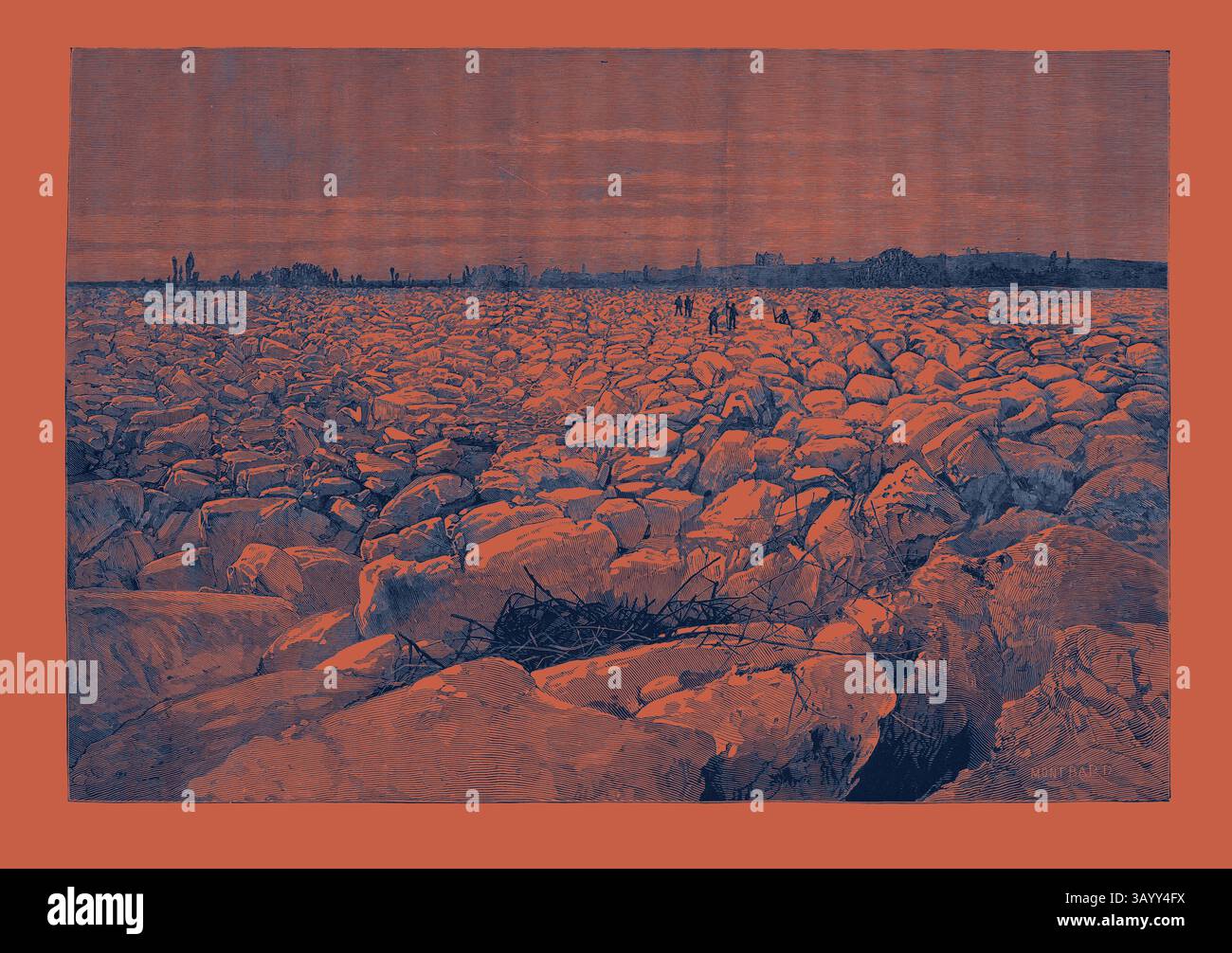 Expansive field of large stones hi-res stock photography and images - Alamy