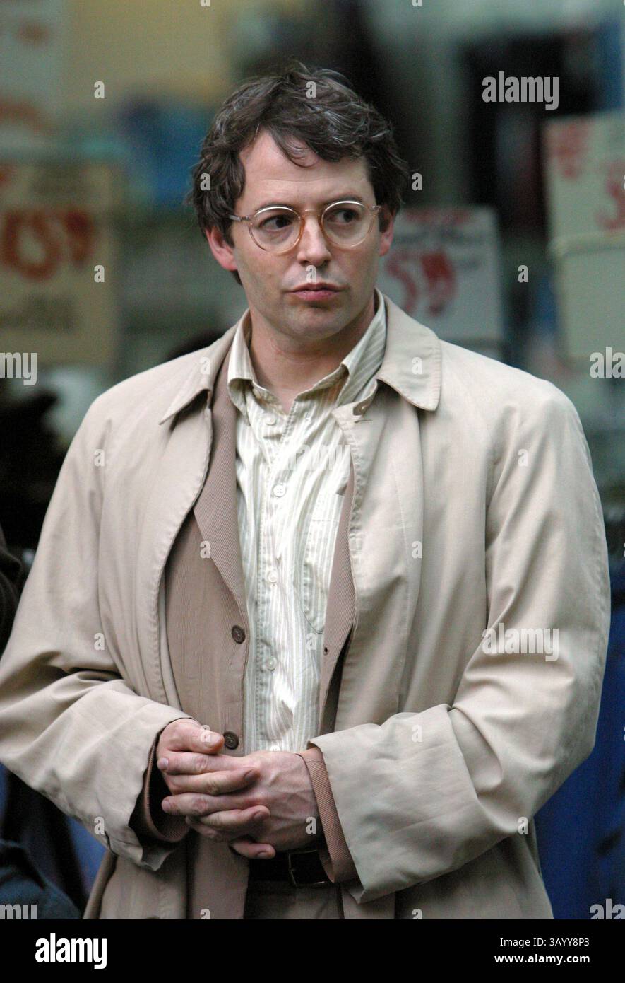 May 21, 2003; New York, NY, USA; Actor MATTHEW BRODERICK on the set of ...