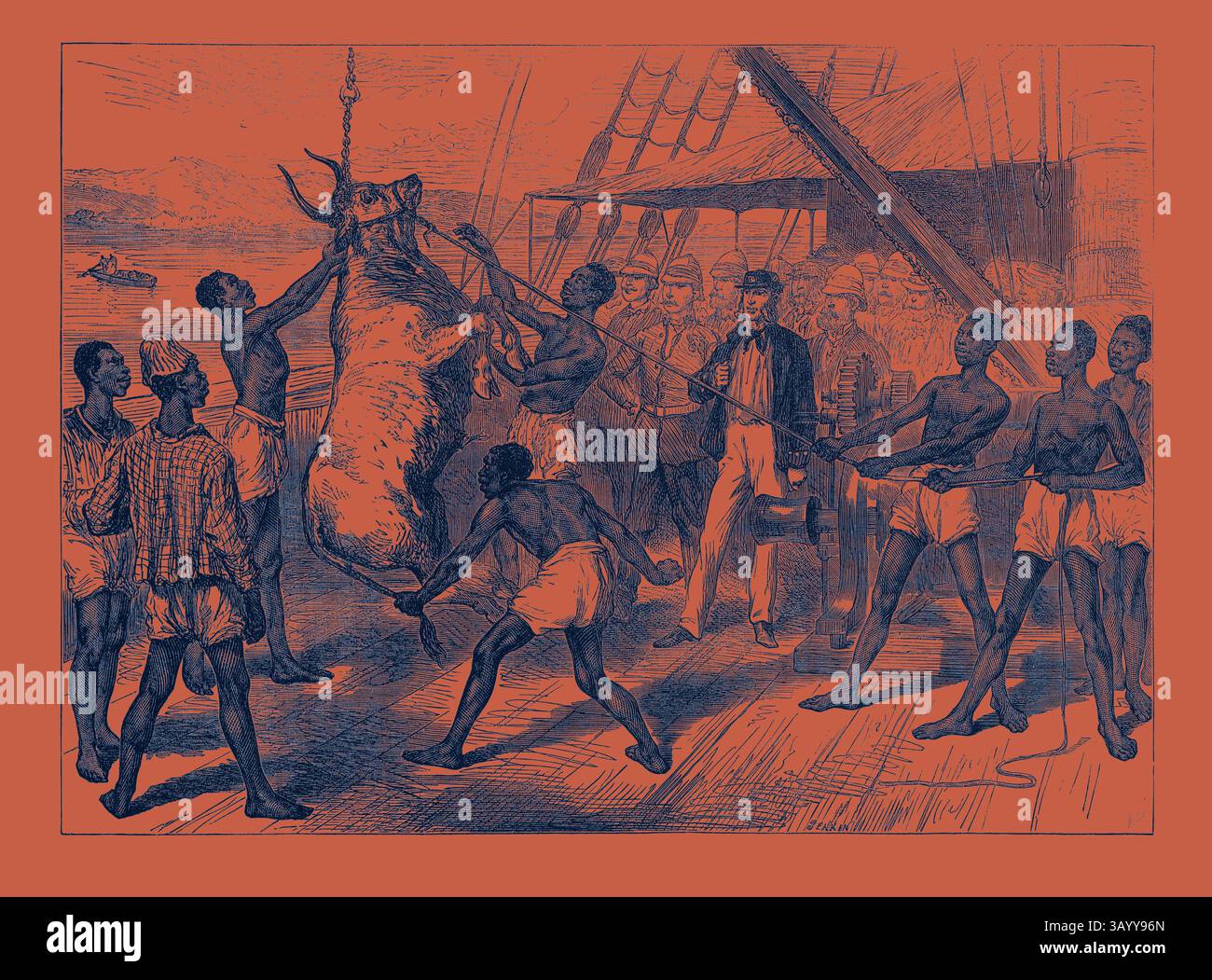 A group of individuals is depicted engaging in the processing of a ...