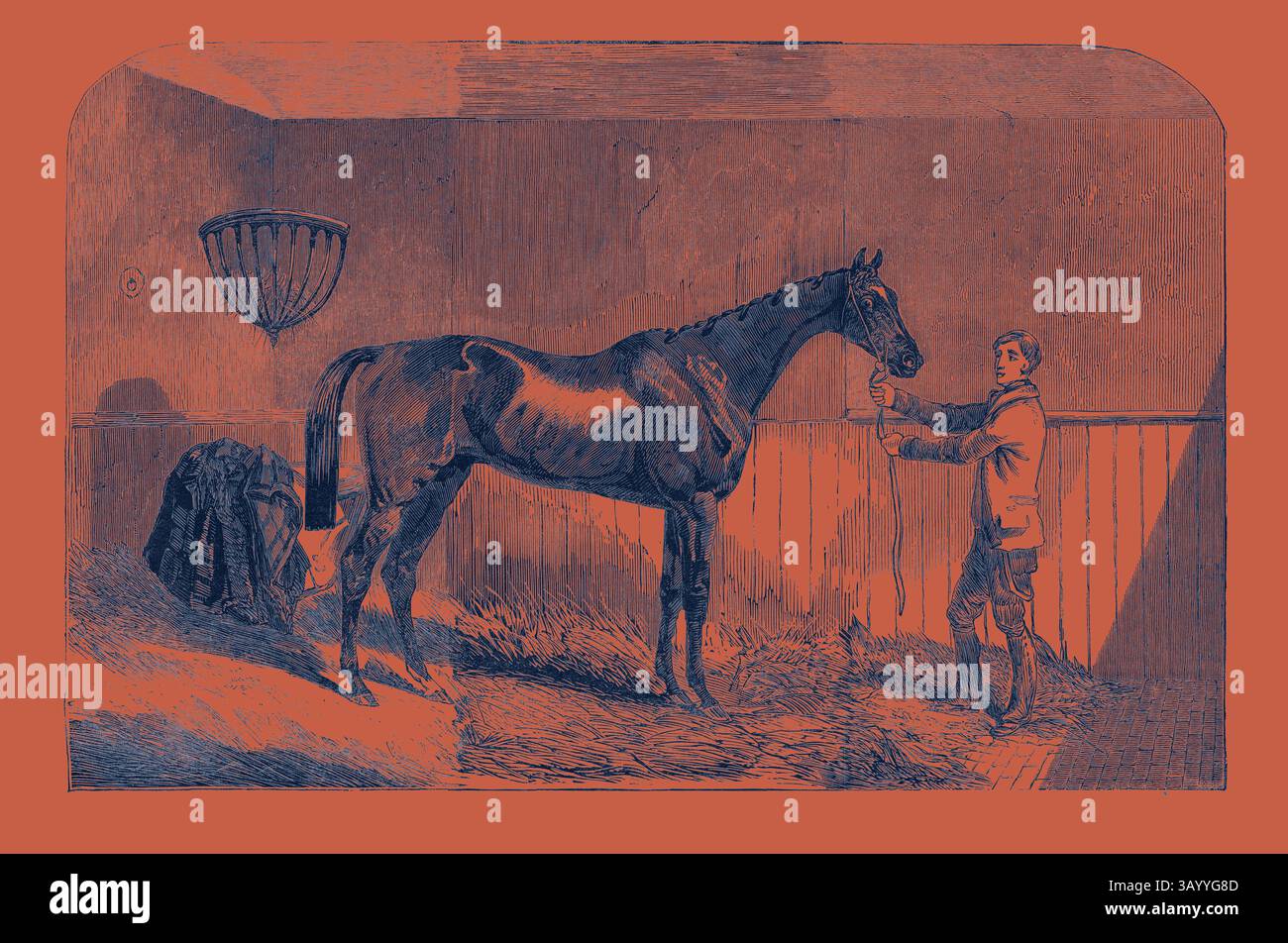 Rustic stable interior hi-res stock photography and images - Alamy