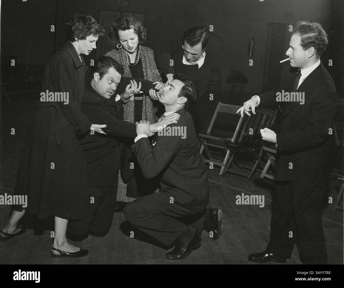 Apr. 28, 2003 - KING LEAR REHEARSAL.PETER BROOKS DIRECTS MARGARET ...