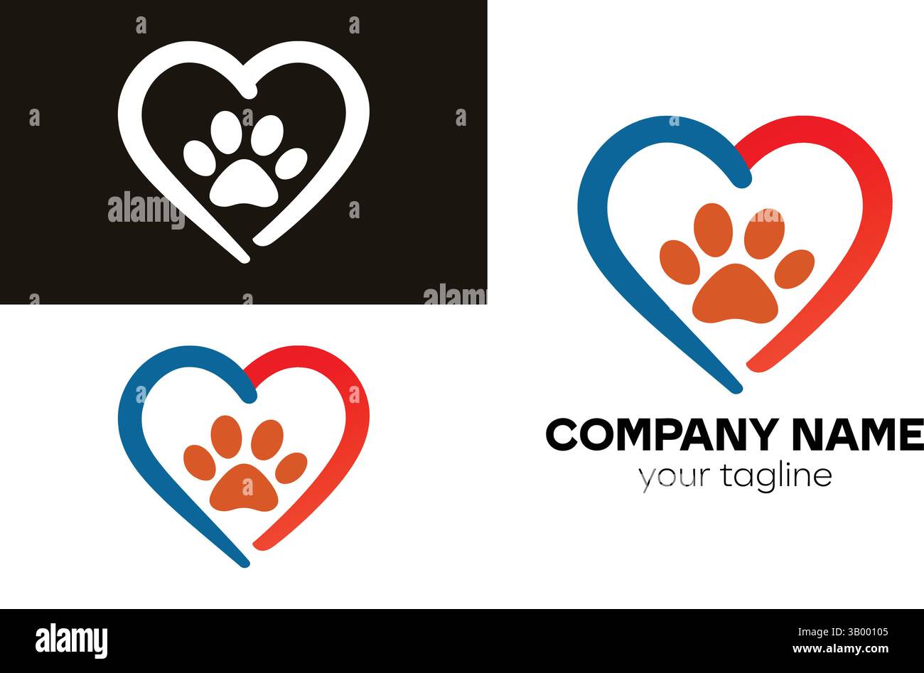 Animal services vector vectors hi-res stock photography and images - Alamy