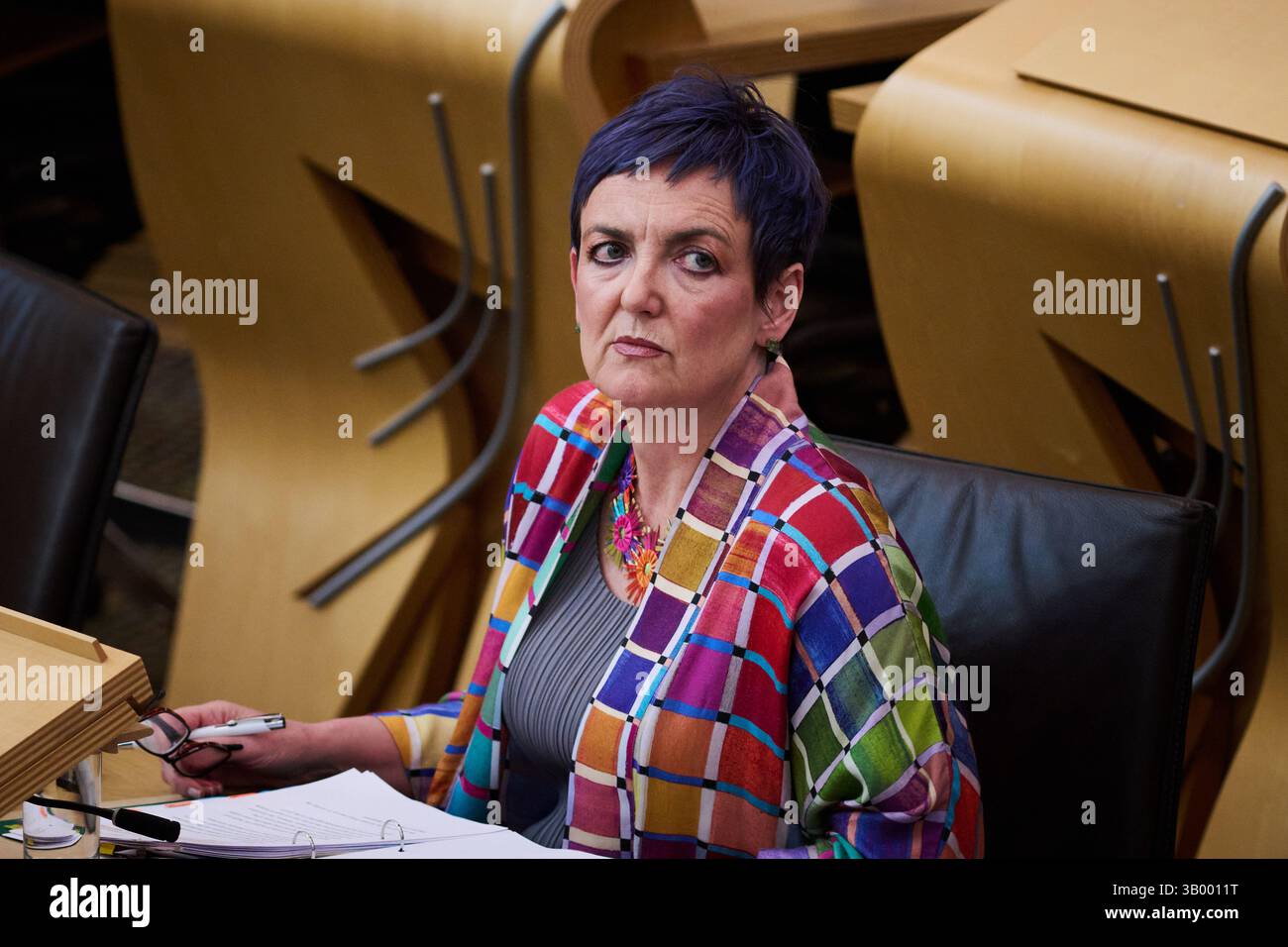 Edinburgh Scotland, UK 23 April 2025. Cabinet Secretary for Justice and ...