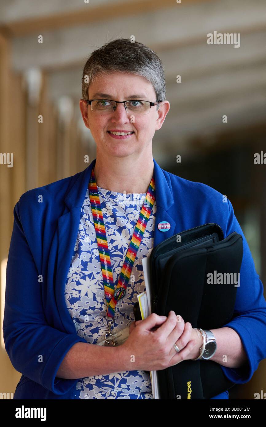 Edinburgh Scotland, UK 23 April 2025. Maggie Chapman Scottish Green ...