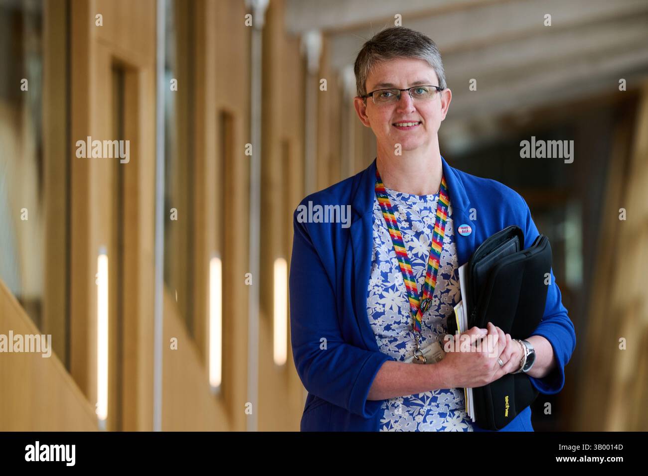 Edinburgh Scotland, UK 23 April 2025. Maggie Chapman Scottish Green ...