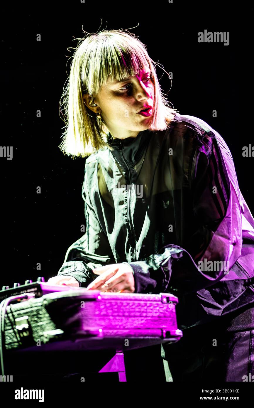 Milan Italy. 22th apr 2025. The English-Italian singer-songwriter MARIA ...