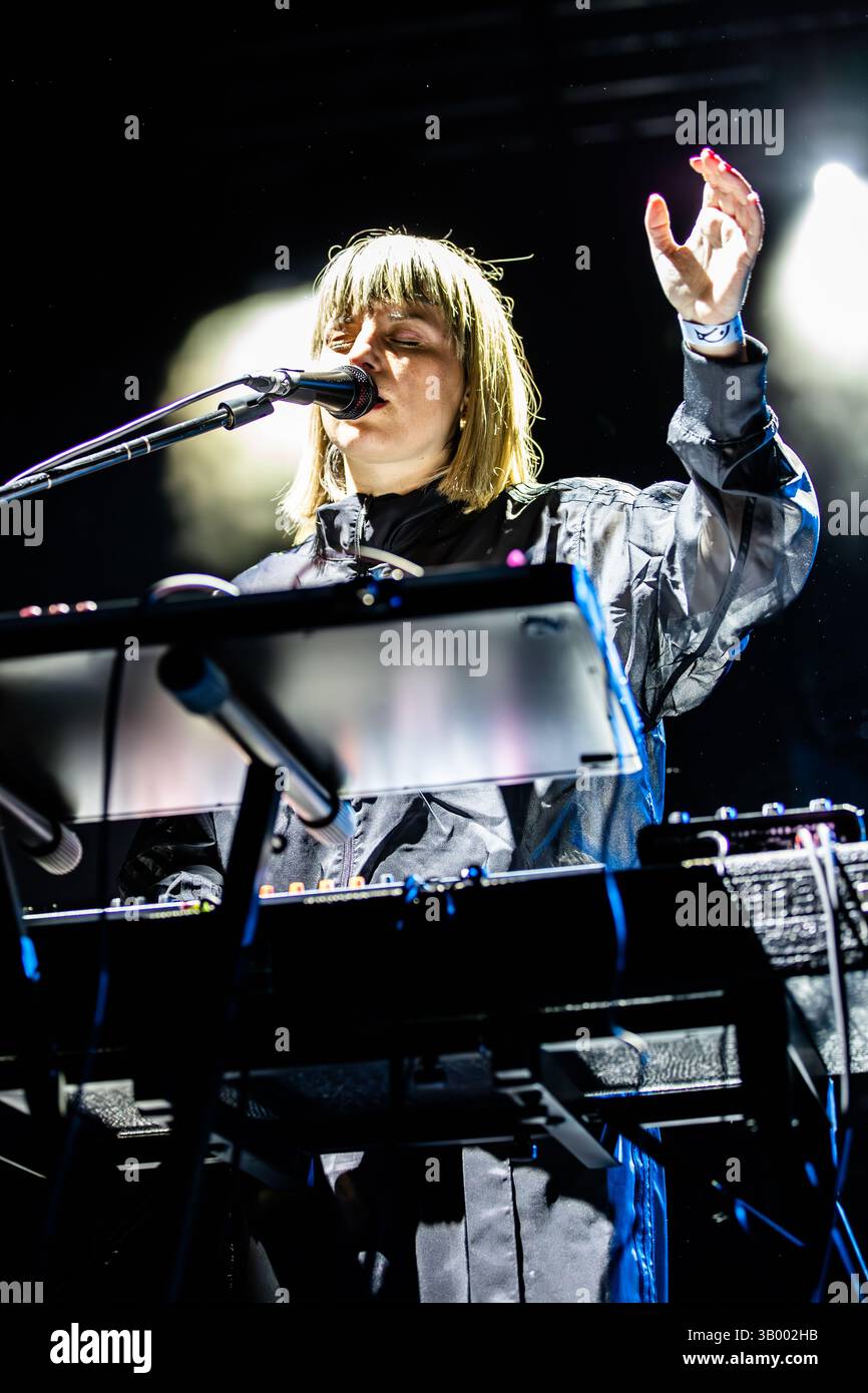 Milan Italy. 22th apr 2025. The English-Italian singer-songwriter MARIA ...
