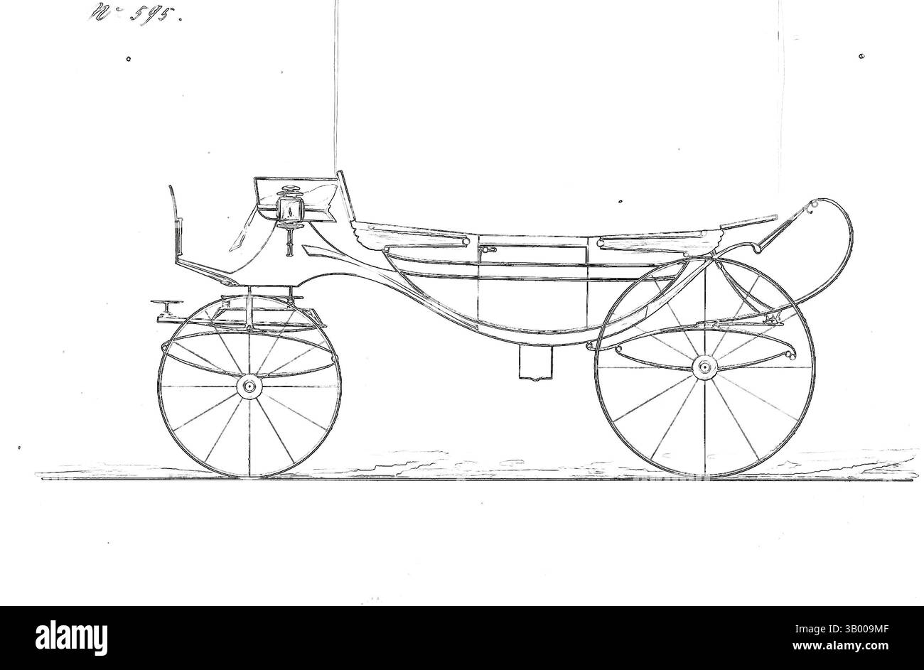 A stylized representation of a vintage carriage, featuring intricate ...