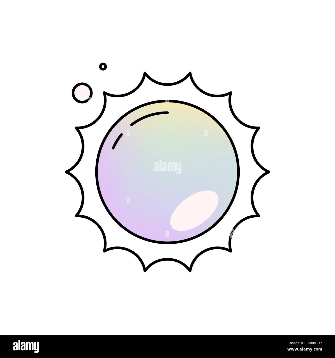 Vector sun icon or solar energy symbol, space star clipart. Bright ...