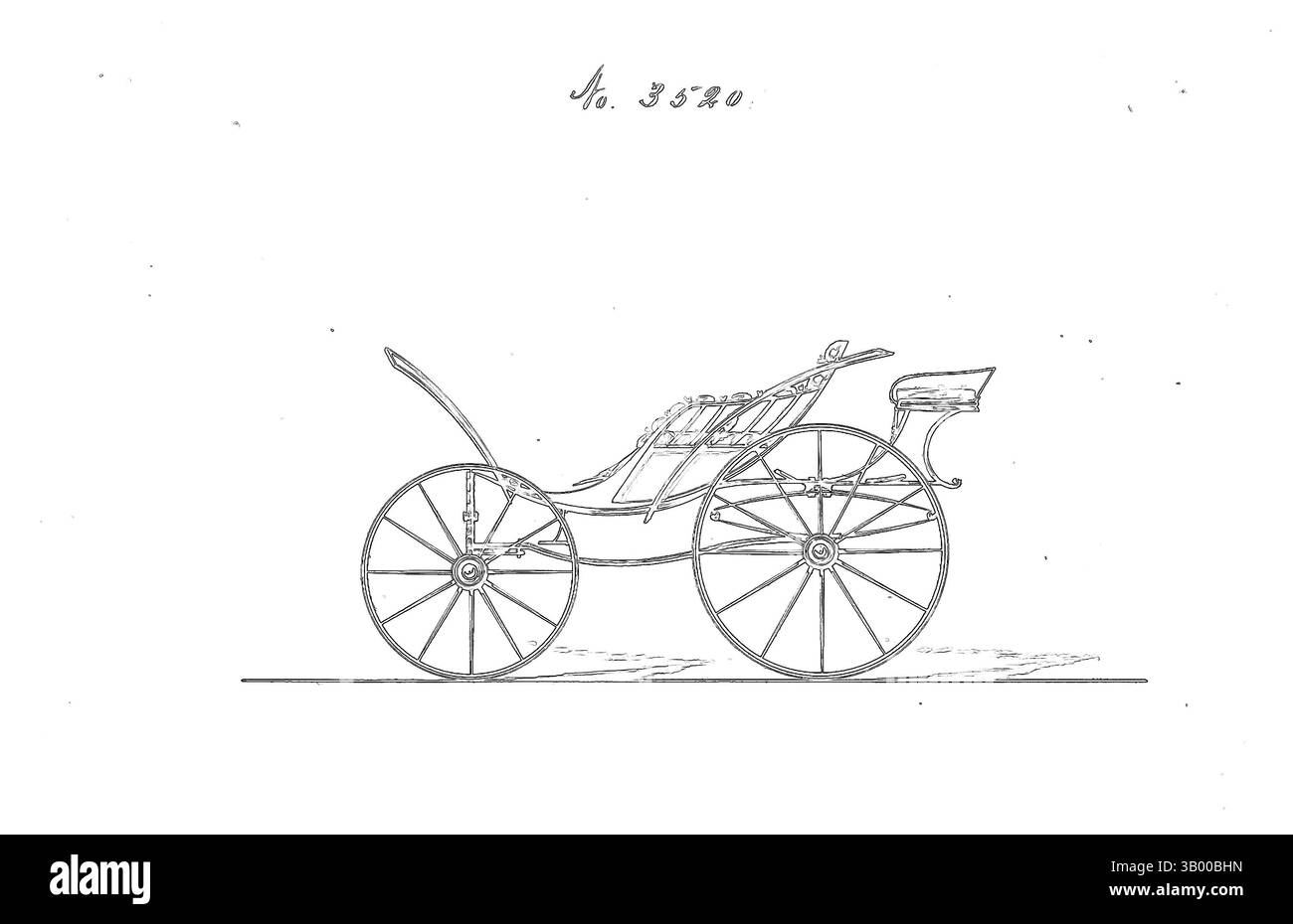 A stylized representation of a vintage carriage, featuring intricate ...