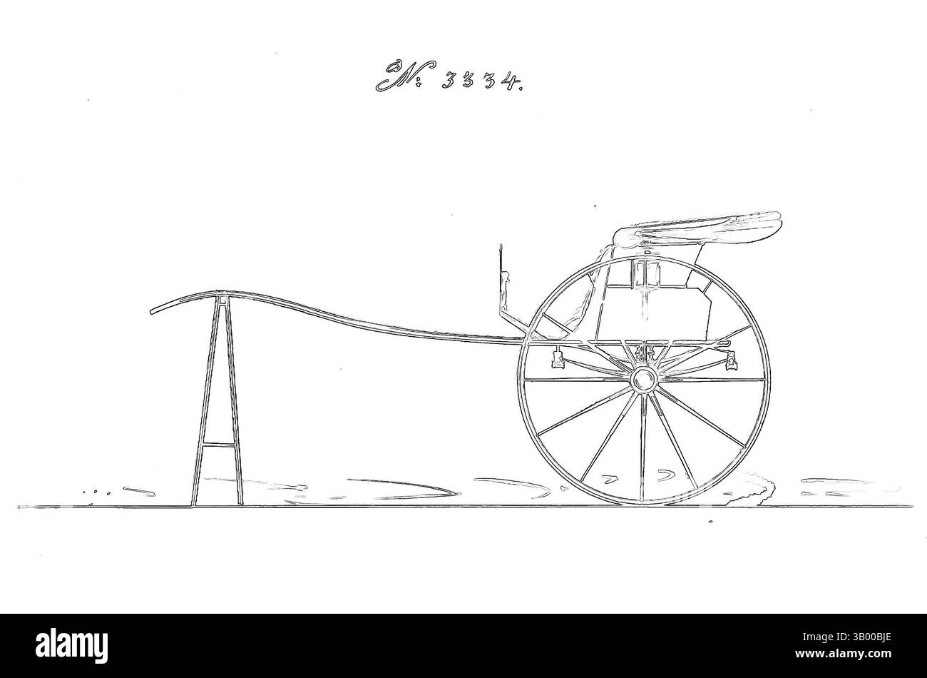A striking depiction of a classic cart, illuminated with vibrant ...