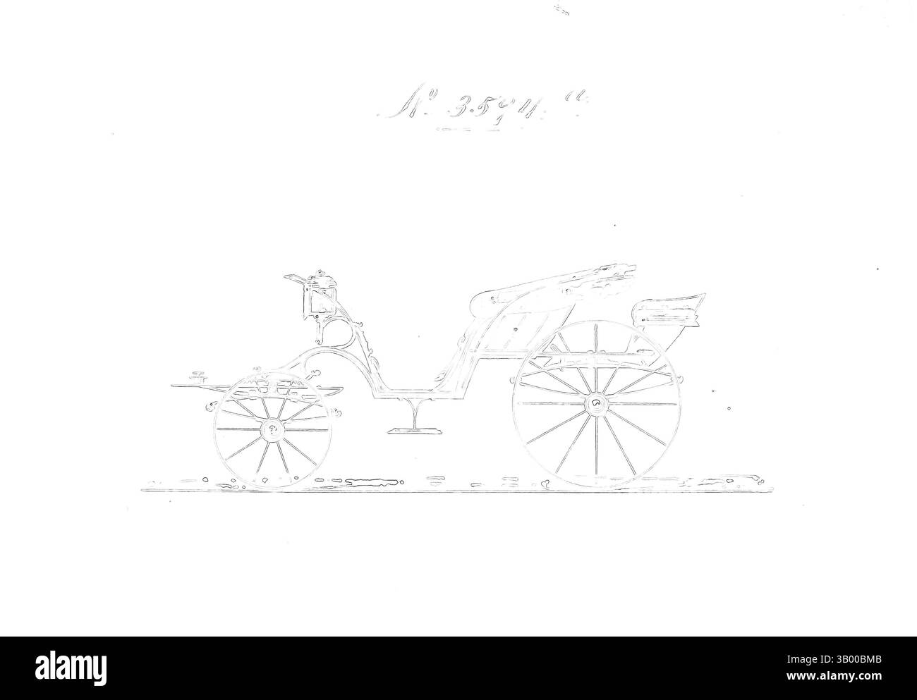 A stylized illustration of a vintage tricycle, characterized by vibrant ...