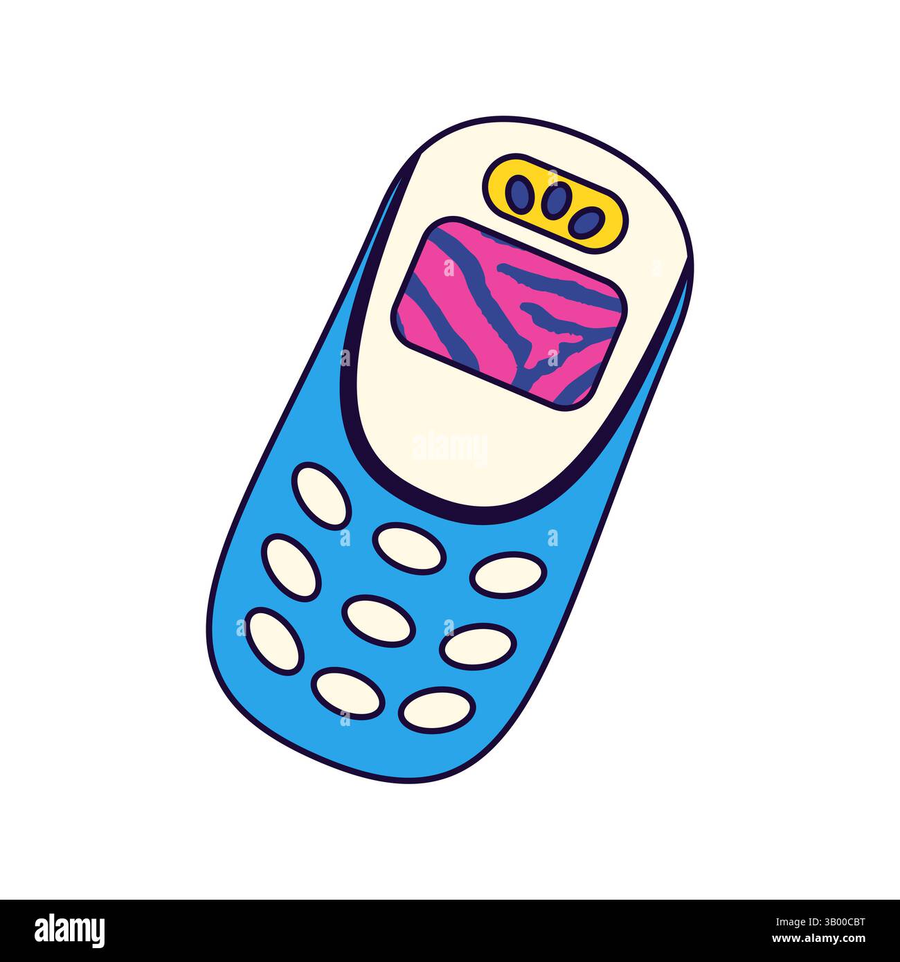 Cellular phone 90s Cut Out Stock Images & Pictures - Alamy